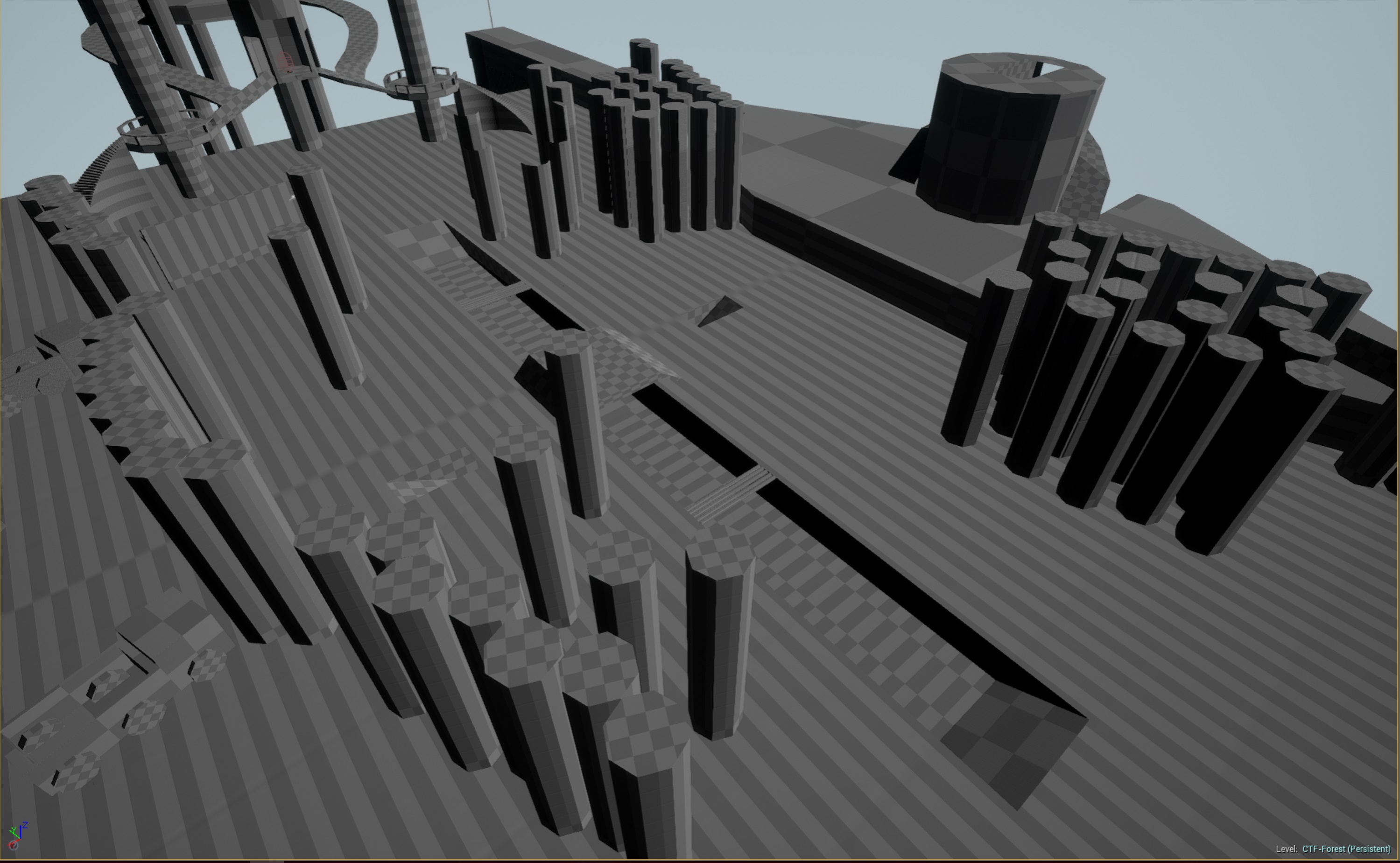 [Unreal Tournament] CTF-Forest (WIP) - Level Design - Mapcore