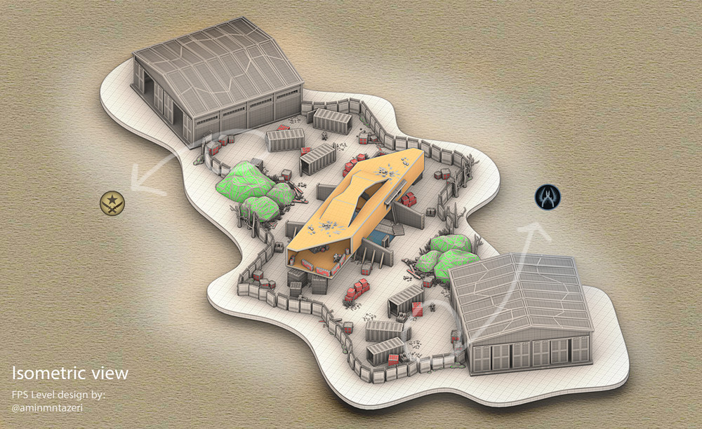 Graphical aim map! + Playtest video - Level Design - Mapcore